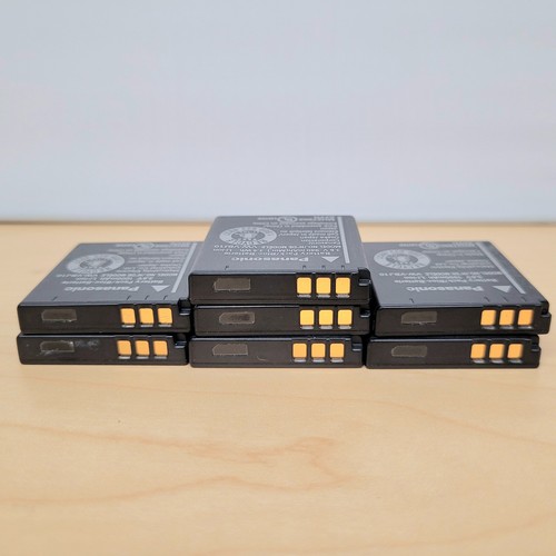 Lot of 7 Original OEM Panasonic Lumix VW-VBJ10 Battery Packs ...