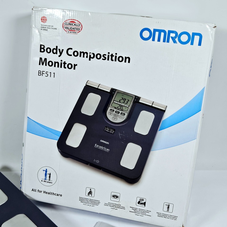 Omron BF511 Body Composition Monitor Scale with Box – Karada Scan ...