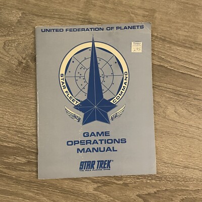 Star Trek Star Fleet Game Operations Manual United Federation of ...