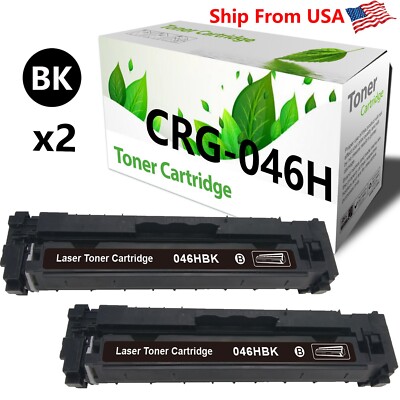 2PK 046H 46H Toner Cartridge imageCLASS LBP654Cdw 653Cdw Printer BLACK ...
