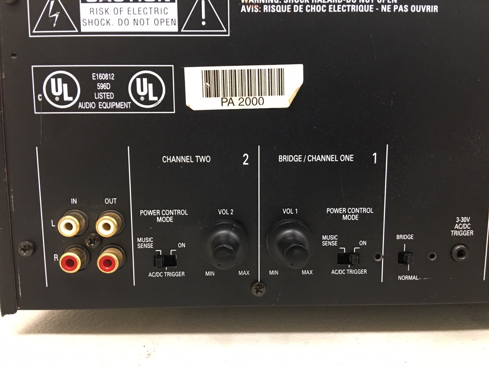 Harman/kardon 2000 watts two channel amplifier