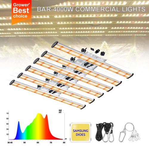 BAR-4000W Spider Samsung LED Grow Light Bars Full Spectrum for ...