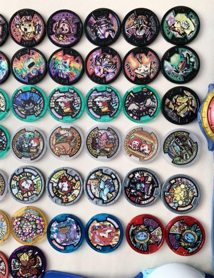Yo-Kai Watch Goods lot set 54 Jibanyan Usapyon Yokai Watch Yokai Medal ...