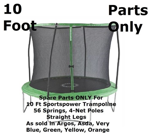 New PARTS FOR Argos, ASDA 10 Ft Trampoline Green, ASDA, Argos, Very ...