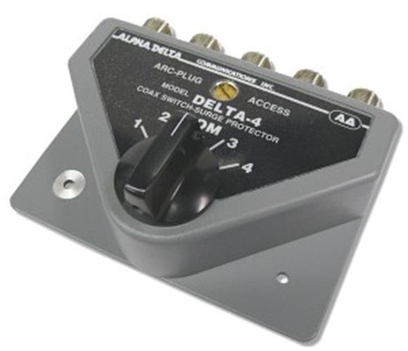 Alpha Delta 4B - 4 Position HD Coax Antenna Switch, SO239 Connector w ...