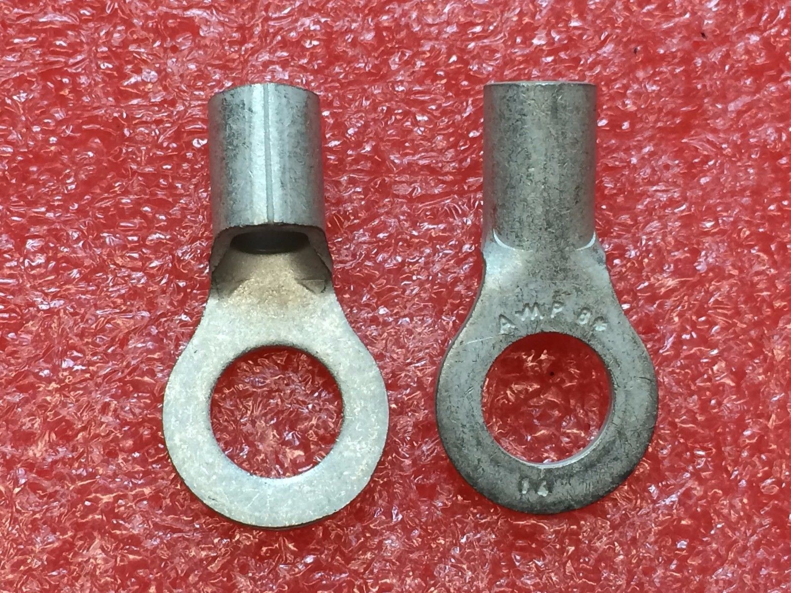 AMP 31808 Connector Ring Tongue Terminal 8AWG 24 PCS | eBay