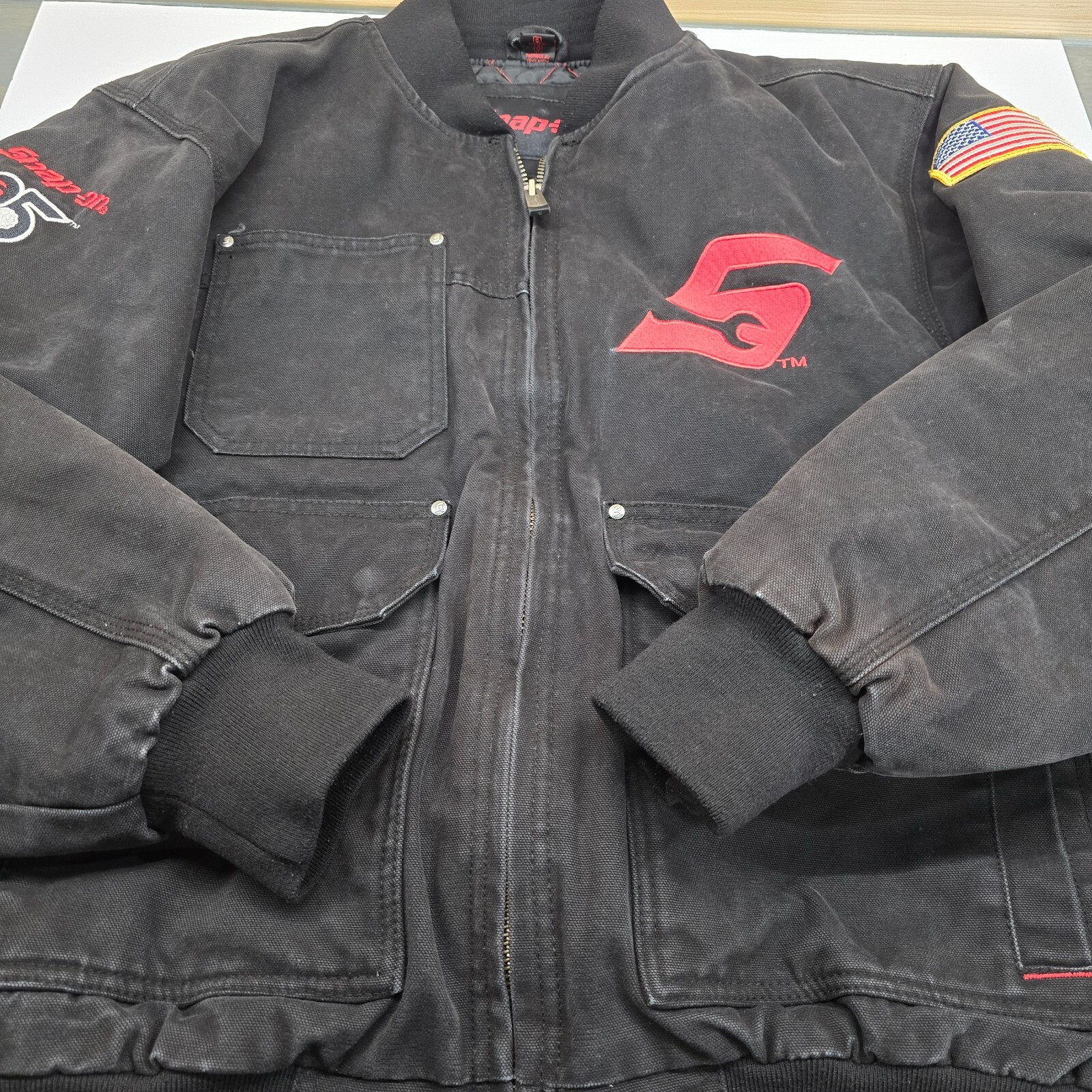 Snap On Tools 95th Anniversary Jacket Men Large Black… - Gem