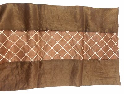 Kitchen Table Runner Chocolate Brown 13x72 LED Light Party Wedding ...