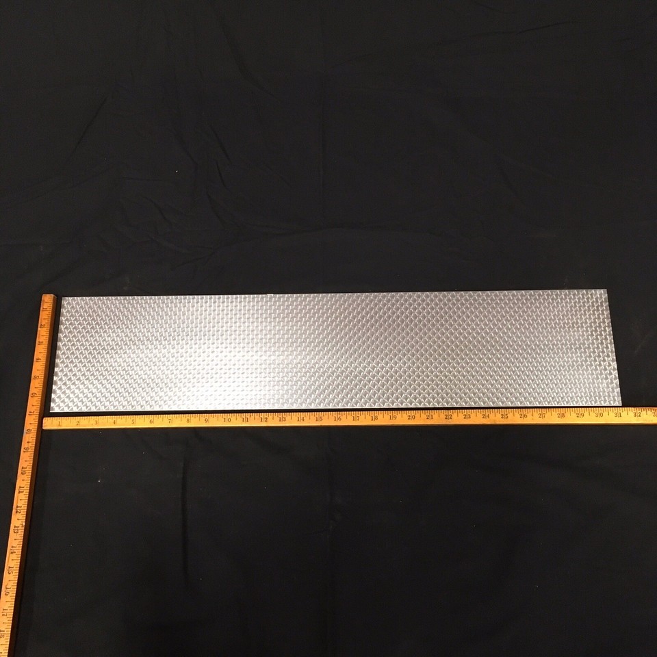 6" x 31" ENGINE TURNED PANEL _ DASH BEZEL STEWART WARNER GAUGE INSERT ...