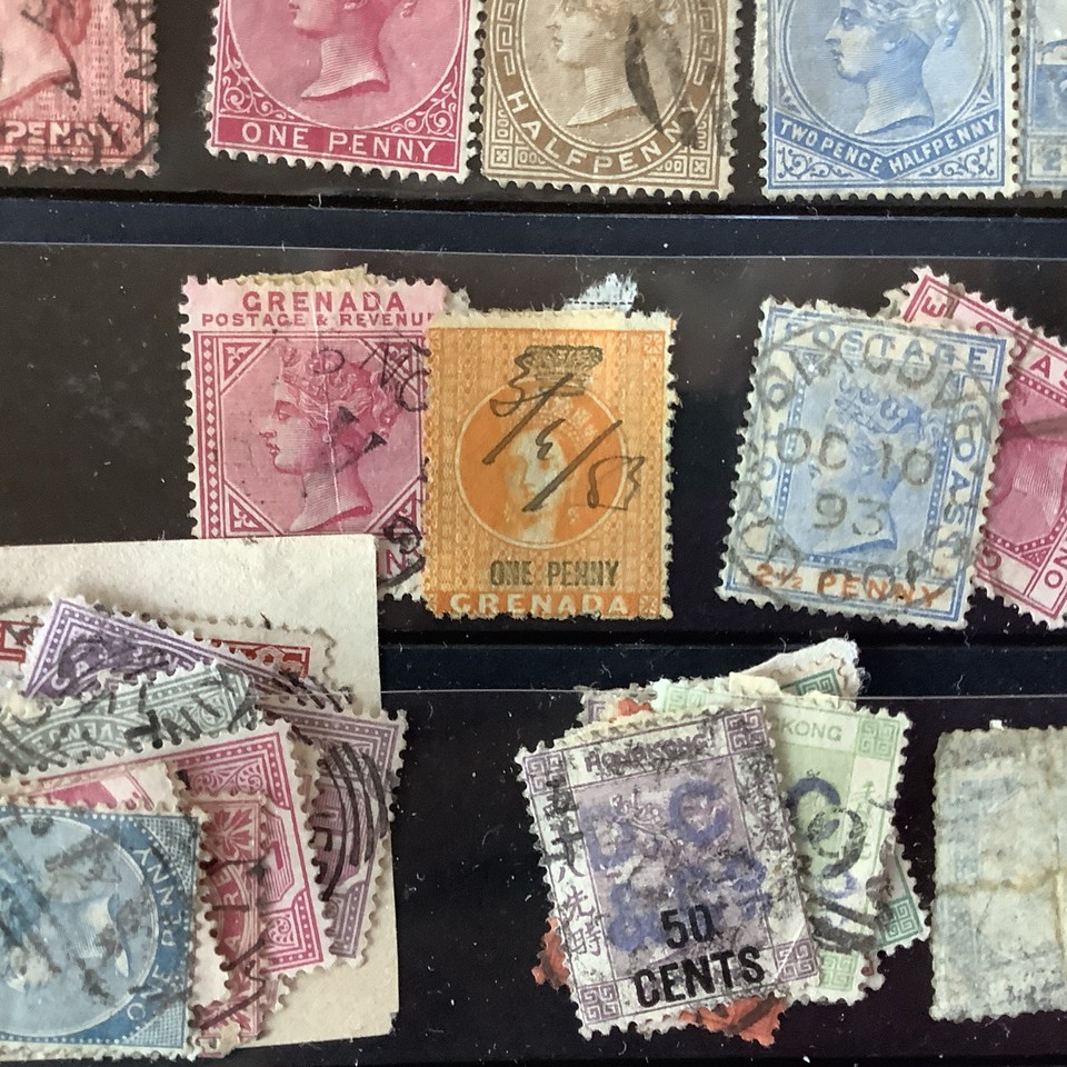 A to Z BRITISH COLONIAL 1840s-1899 CLASSIC STAMP COLLECTION from 1890s ...