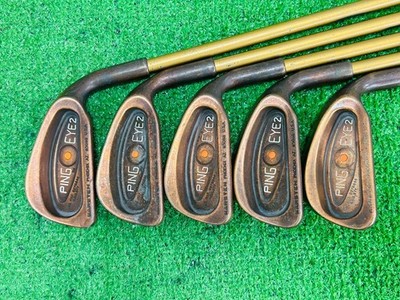 Ping Eye2 Beryllium Copper Iron Set 3-9+PW+SW RH ZZ Lite Steel Orange ...