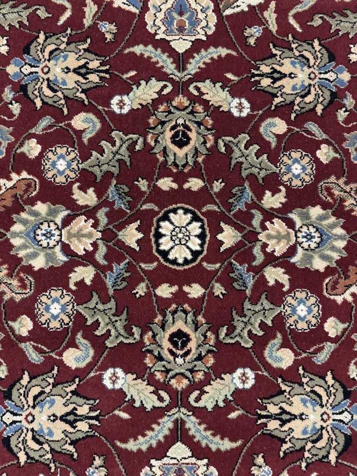 Karastan Palazzo Coll. Verona Red/Black 5'2x7'10 100% Wool area rug ...