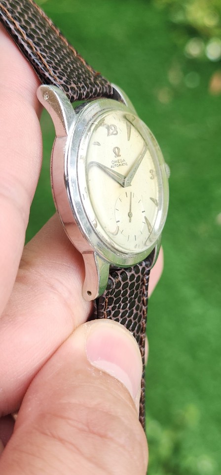 Vintage Omega Ref 2576 11 Automatic Bumper Cal 342 Men's Stainless ...