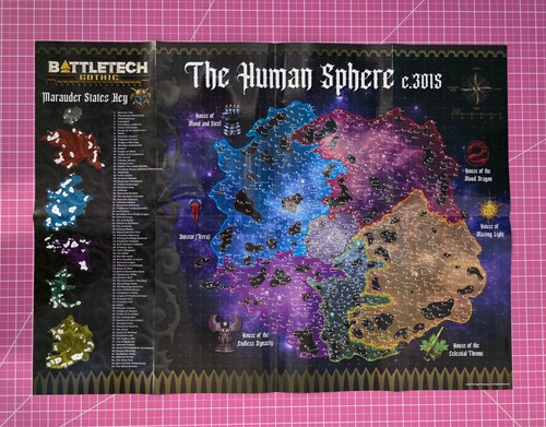 BattleTech GOTHIC - Abomination & Human Sphere Map Poster -New & Hard ...