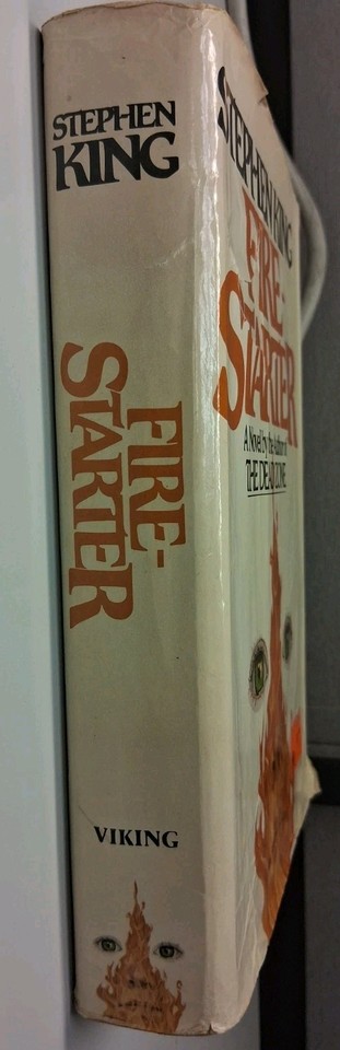 FIRESTARTER by Stephen King TRUE $13.95 First Edition 1st Printing Viking HC/DJ | eBay