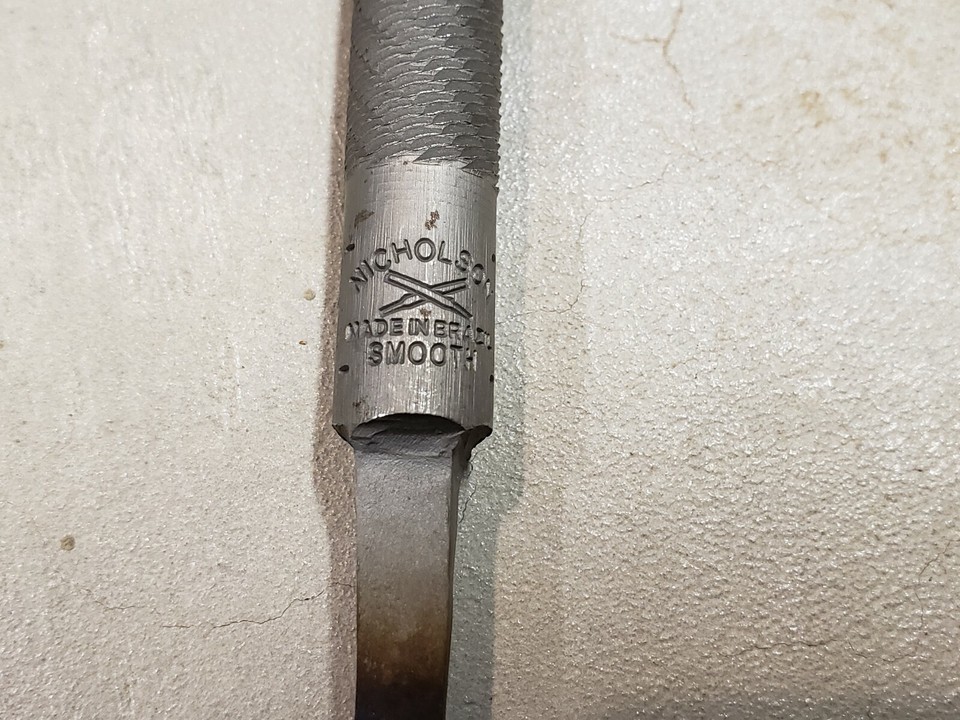 NEW Nicholson 12199 12" Round Smooth Cut File, FREE 2-3 DAY SHIP IN USA ...