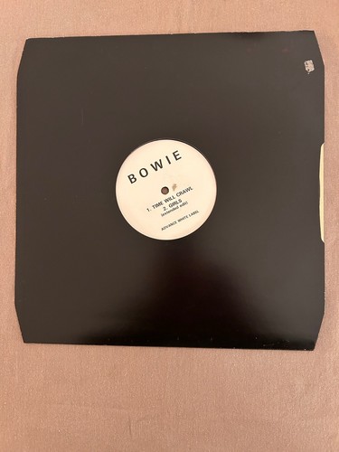 DAVID BOWIE RARE LP TIME WILL CRAWL ADVANCE WHITE LABEL | eBay