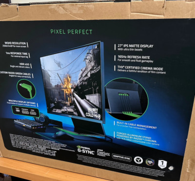 BARELY USED - Razer Raptor 27 inch Widescreen 1440P Gaming Monitor ...