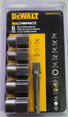 Dewalt Max Impact Extractor Set 5 Piece | eBay