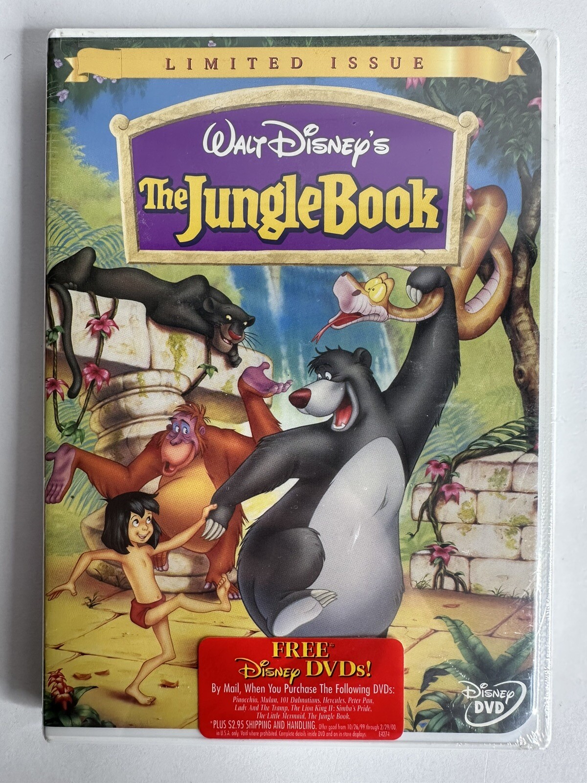 The Jungle Book (DVD, 1999, Limited Issue) for sale online | eBay