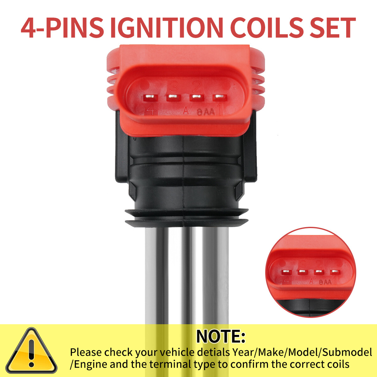 Ignition Coils Pack for Audi A6 Quattro A4 A5 R8 Q5 VW Golf 06E905115D ...