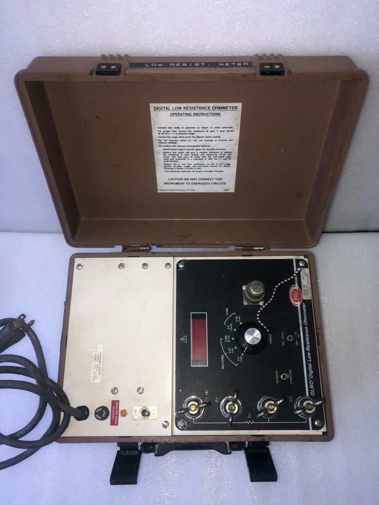 Biddle DLRO Digital Low Resistance Ohmmeter 247010-4 for sale online | eBay