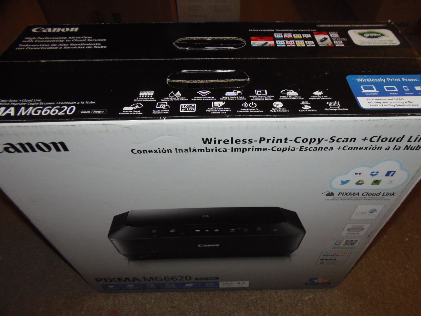 Canon Pixma MG6620 All-In-One Inkjet Printer for sale online | eBay