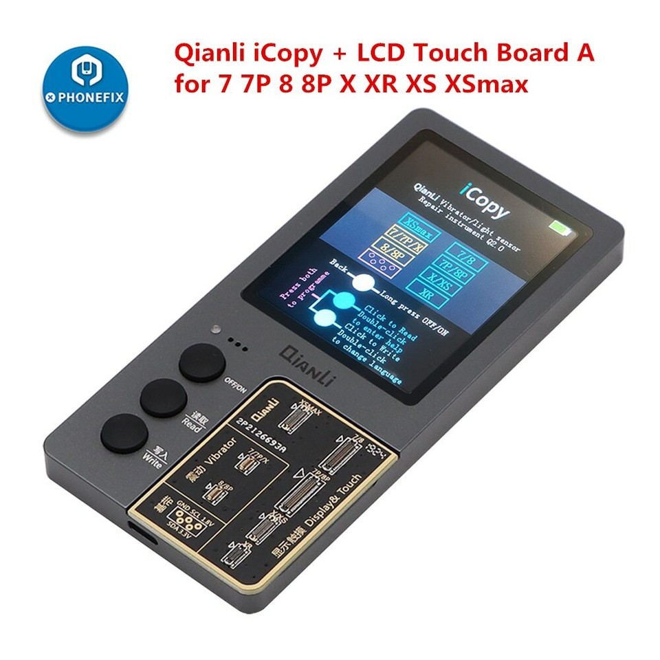 Qianli iCopy Plus w/ Battery Testing Board for iPhone EEPROM Programmer ...