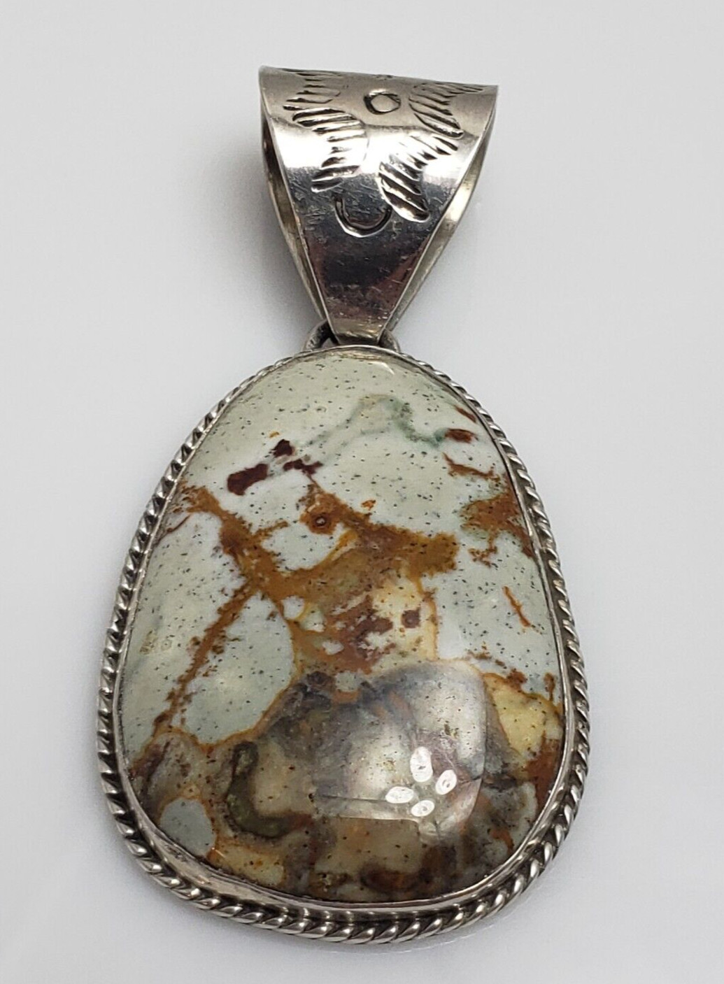 Native American Robert Mayes Sterling Silver Polychro… - Gem
