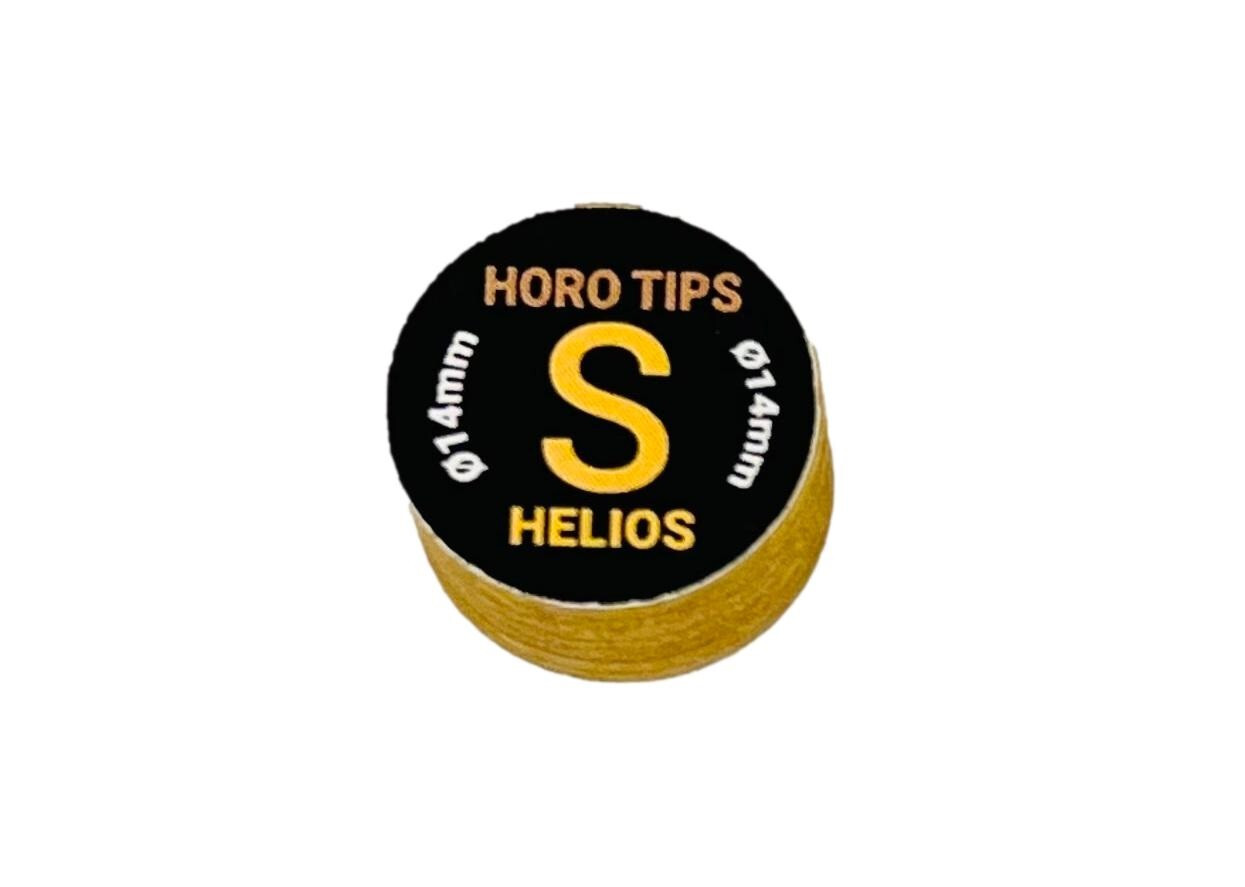 (1) Horo Helios 14mm Pool Cue Tip - Yellow - (S = Soft) - ONE TIP | eBay