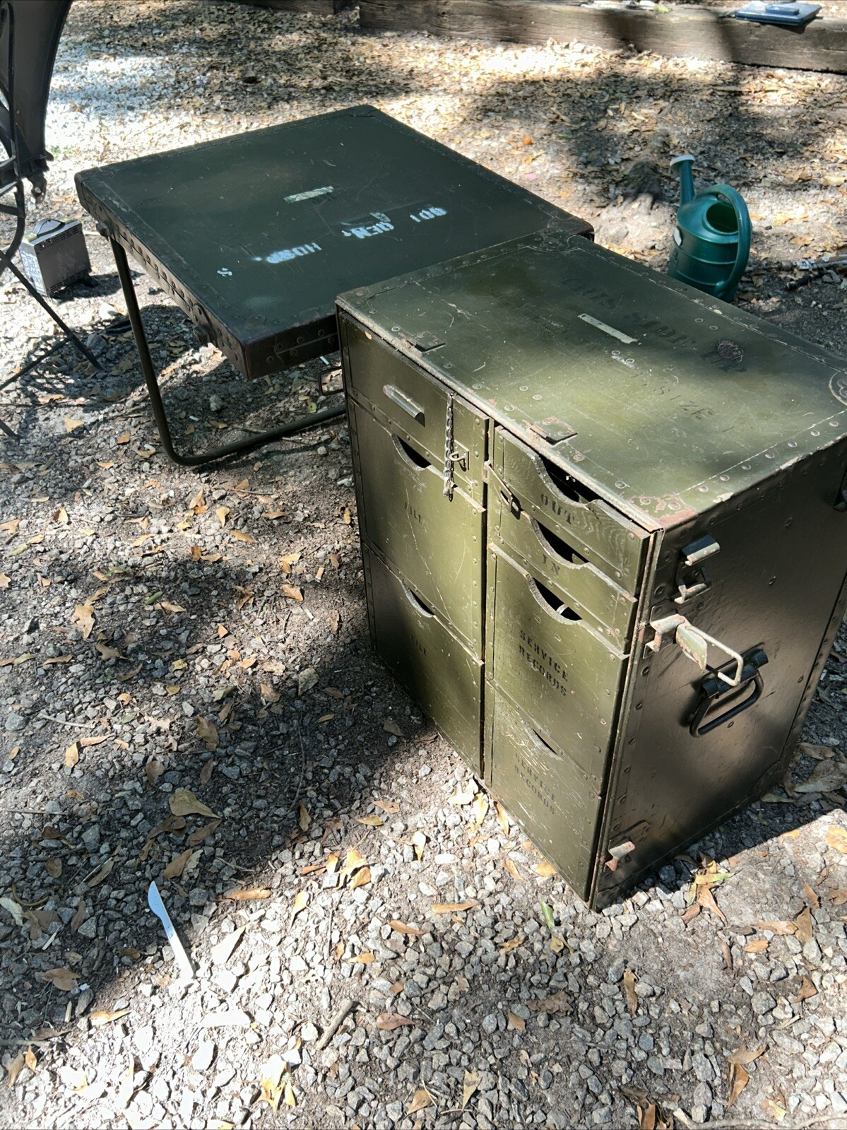 Vintage Antique Genuine US Military Mobile Field Desk WWII? | eBay