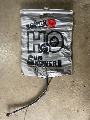 H2O Sun Shower II 5 Gallon Camping Solar Hot Water Hiking Boating ...
