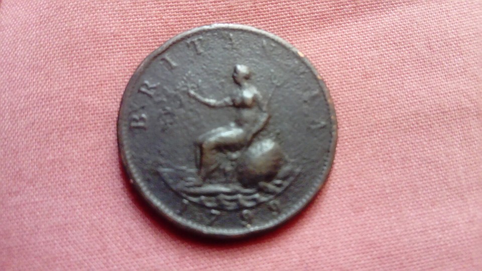 1799 british coin, Georgius III Dei gratia p.f.x., copper halfpence | eBay