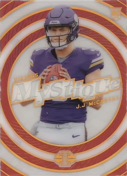 2024 Panini Illusions - Mystique J.J. McCarthy #8 Red /199 (RC) for ...