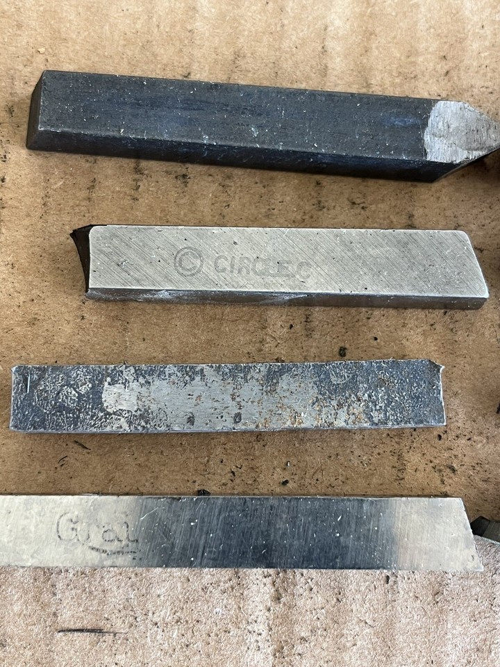Lot Of 8 Lathe Cutting Tool Bits 7/16” X 7/16” SEE PHOTOS FOR ...