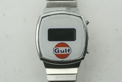 Gulf Oil Vintage Watch NOT WORKING | eBay UK