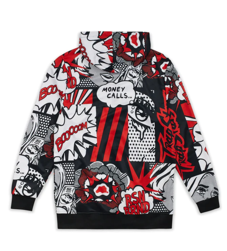 Reason Brand Money Calls Comic Print Track Set Tracksuit 2 Piece Set ...