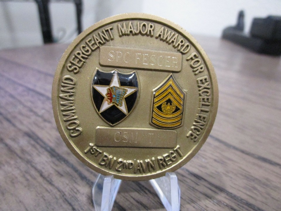 US Army 1st Battalion 2nd Aviation Regiment Camp Page CSM Challenge ...