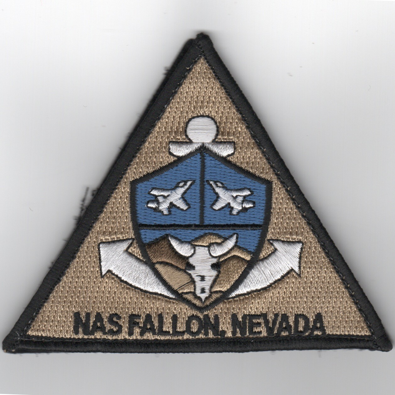 NAVY NAVAL AIR STATION NAS FALLON TRIANGLE MILITARY JACKET PATCH | eBay
