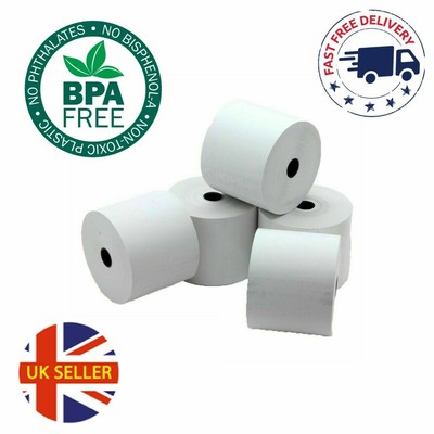 Credit Card Rolls 57x38 Thermal PDQ Machine Till Rolls Cash Register ...