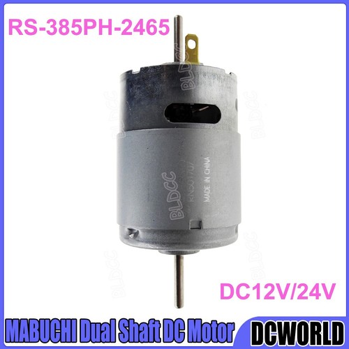 MABUCHI RS-385PH DC 12V 24V High Torque Double Shaft DC Motor DIY ...