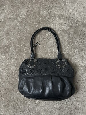 Vintage women’s bags BRIGHTON Masterpiece Collection Black NALA FLOWERS ...