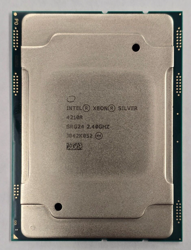 (1) Intel Xeon SILVER 4210R SRG24 2.4GHz 13.75MB Socket 3647 Server CPU ...