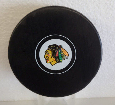 NHL HOCKEY CHICAGO BLACKHAWKS OFFICIAL TEAM LOGO PUCK QTY COOL ...