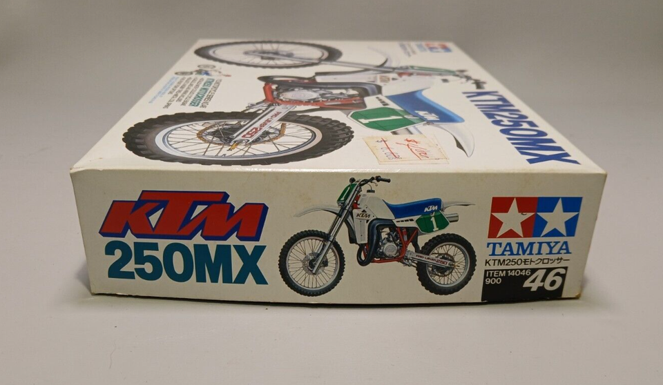 TAMIYA 1446 1/12 Scale KTM 250MX Motocrosser Oshika Tamiya Open Box | eBay