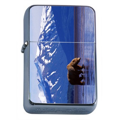 Scenic Alaska D1 Windproof Dual Flame Torch Lighter Wilderness Bear | eBay