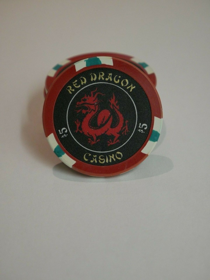 Rush Hour 2 Movie - Red Dragon $5 Casino Gaming Chip / Movie Props ...