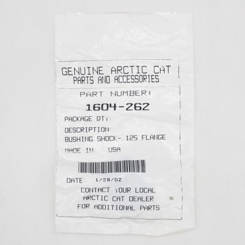 Arctic Cat Shock Flange Bushing Part Number - 1604-262 | eBay