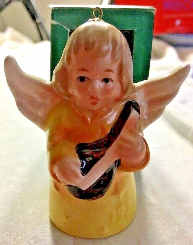 1977 2nd Annual Edition Goebel ANGEL BELL Christmas Tree Ornament ...