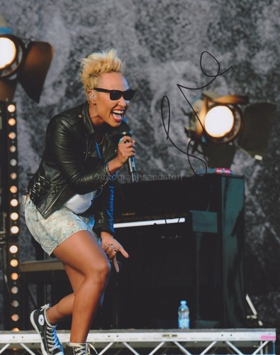 Emeli Sande HAND SIGNED 8x10 Photo Autograph, Our Version Long Live The ...